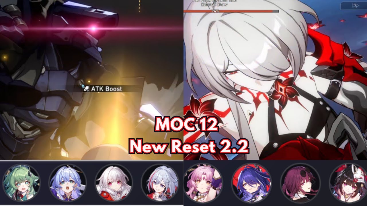 HSR New Reset 2.2 MOC 12 First Try Clara Follow Up & Acheron | I barely ...