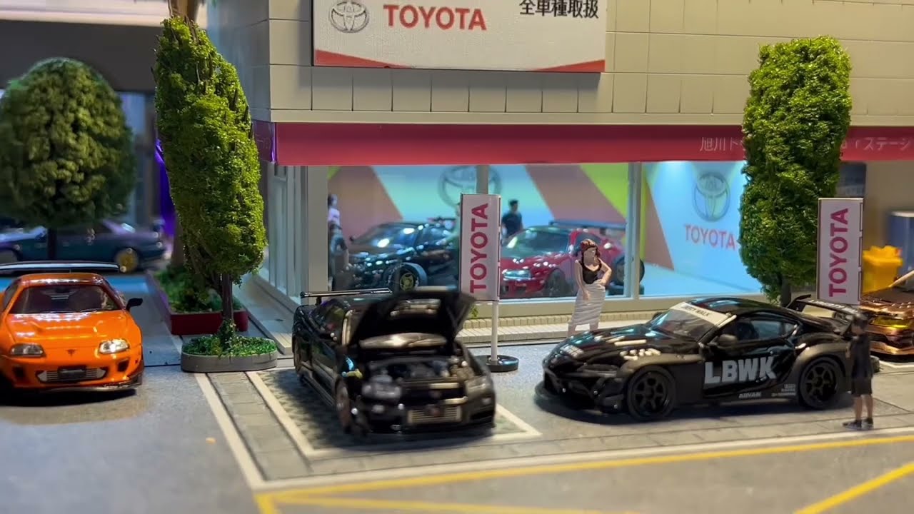 Toyota Showroom Diorama by MAGIC CITY | Unboxing the Detail Heaven # ...