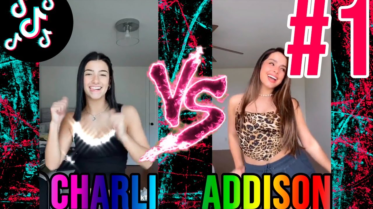 🙀 Charli D'amelio vs Addison Rae 💥 TikTok Compilation Round 1 // May ...