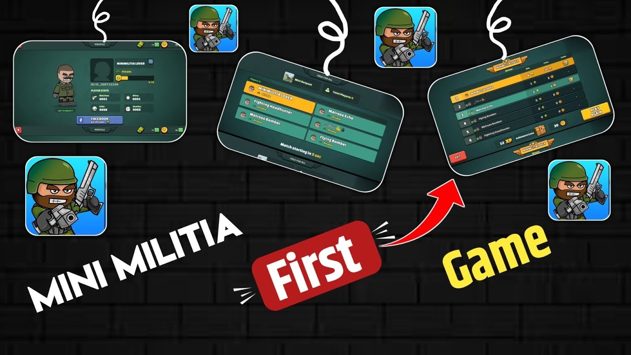 Mini Militia First Game Play ️ 001 - YouTube