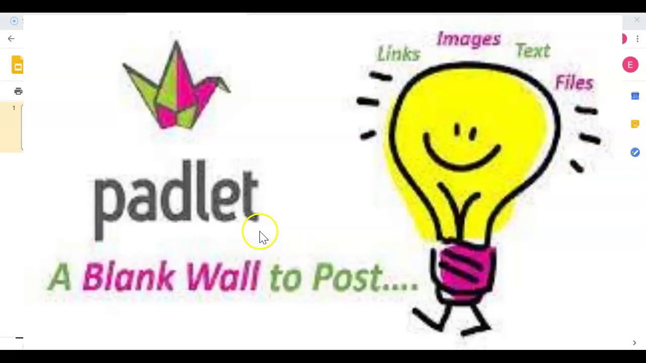 Using Padlet and sharing Google slides - YouTube