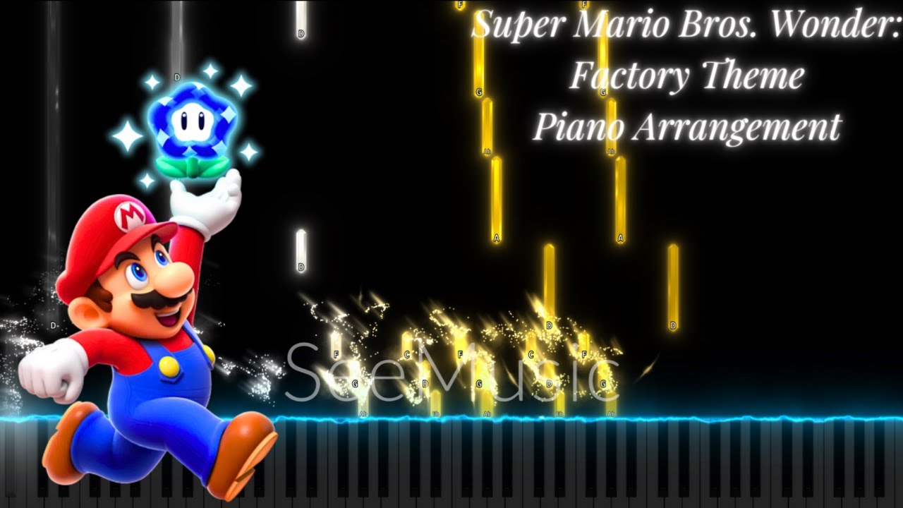 Super Mario Bros. Wonder: Factory Theme Piano Arrangement - YouTube
