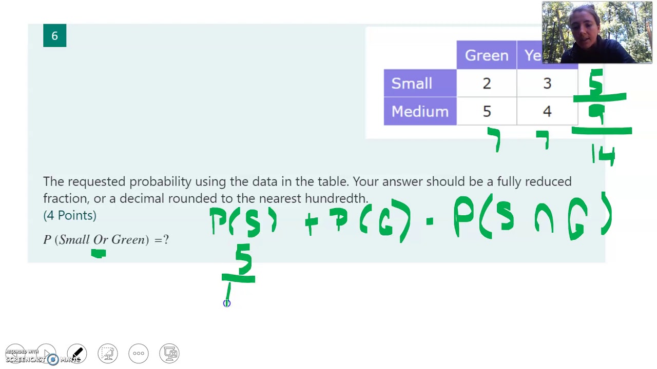Probability quiz 1 review - YouTube