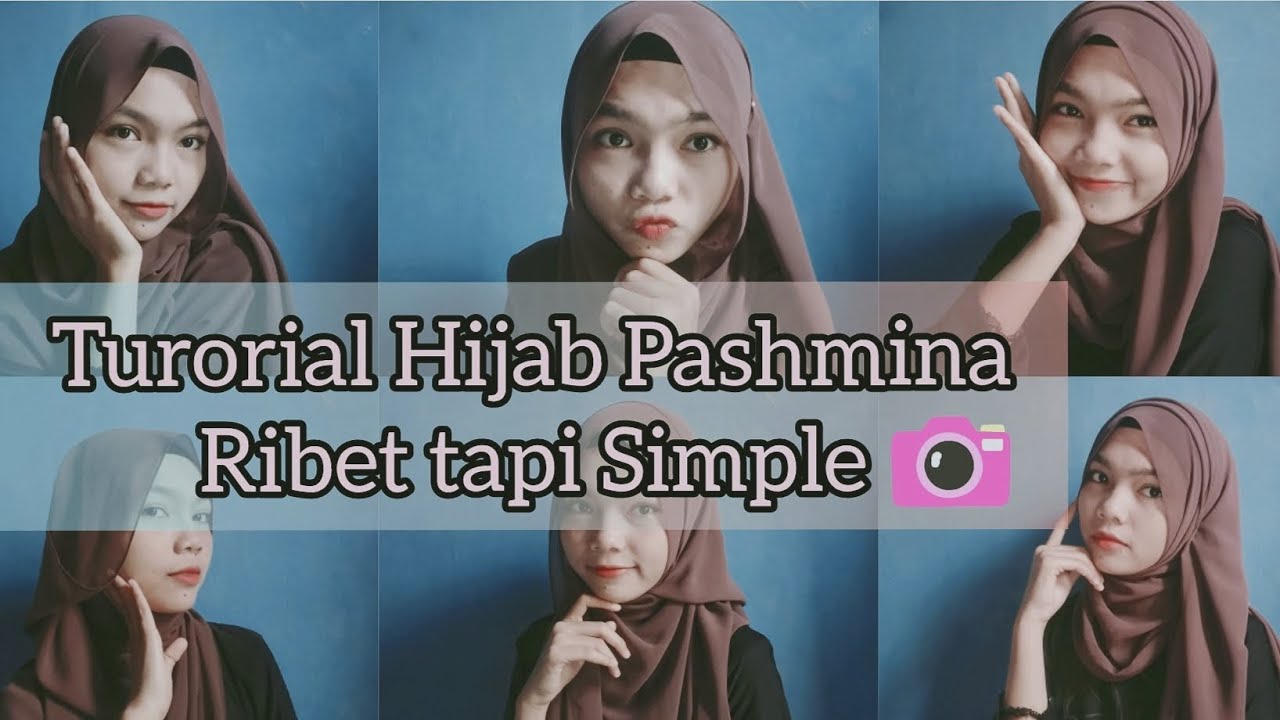 Tutorial Hijab Pashmina GAMPANG BANGET - YouTube