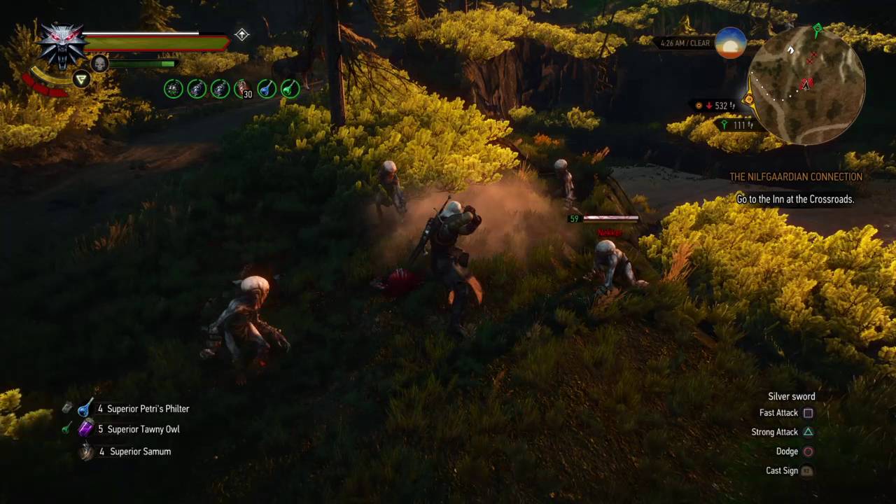 The Witcher 3: Wild Hunt Nekker infestation - YouTube