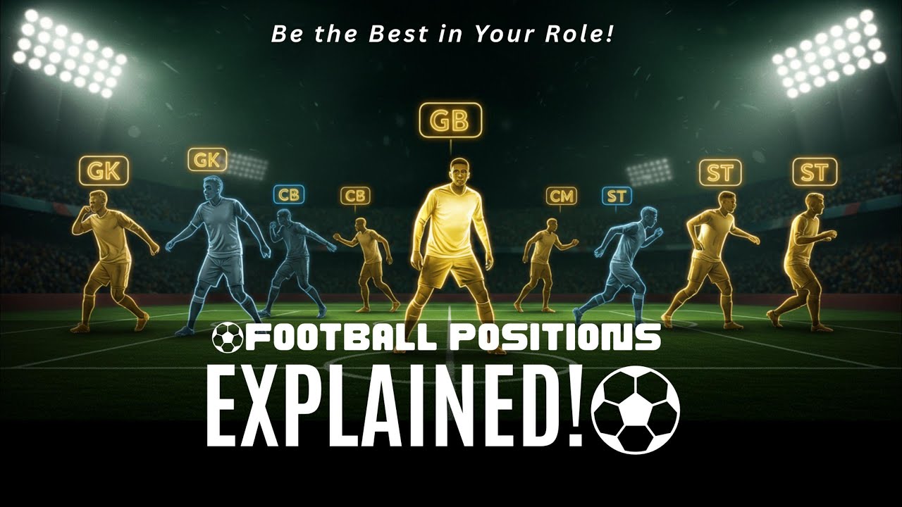 FOOTBALL POSITIONS EXPLAINED!⚽ - YouTube