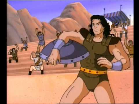 Conan battles the gladiator Gandar