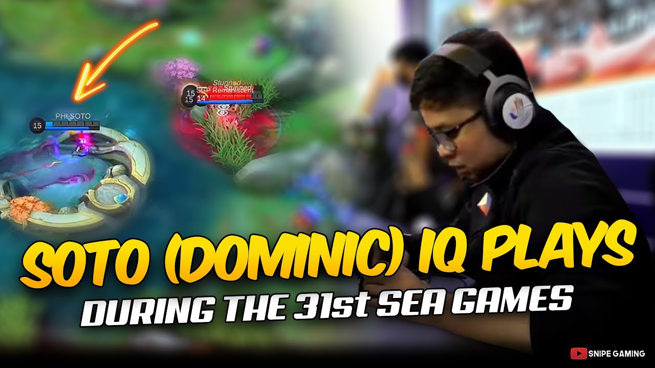SOTO "DOMINIC" IQ PLAYS DURING THE 31st SEA GAMES 🔥 - YouTube