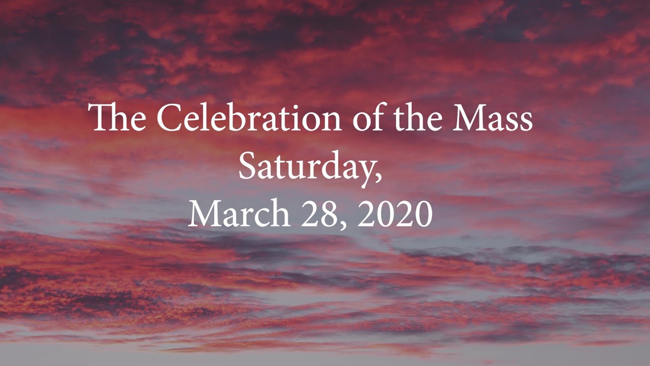 St. Andrew the Apostle Mass, March 28, 2020 with Father Dan Leary - YouTube