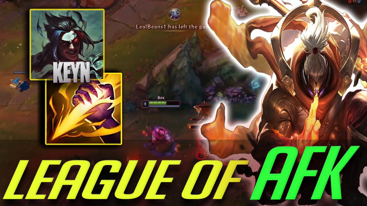 INTENTO GANAR CON UN AFK Y PASA ESTO *WOW* - LEAGUE OF LEGENDS - YouTube