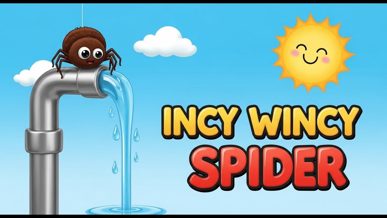 Incy Wincy Spider Song for Children | Educational Nursery Rhymes with ...