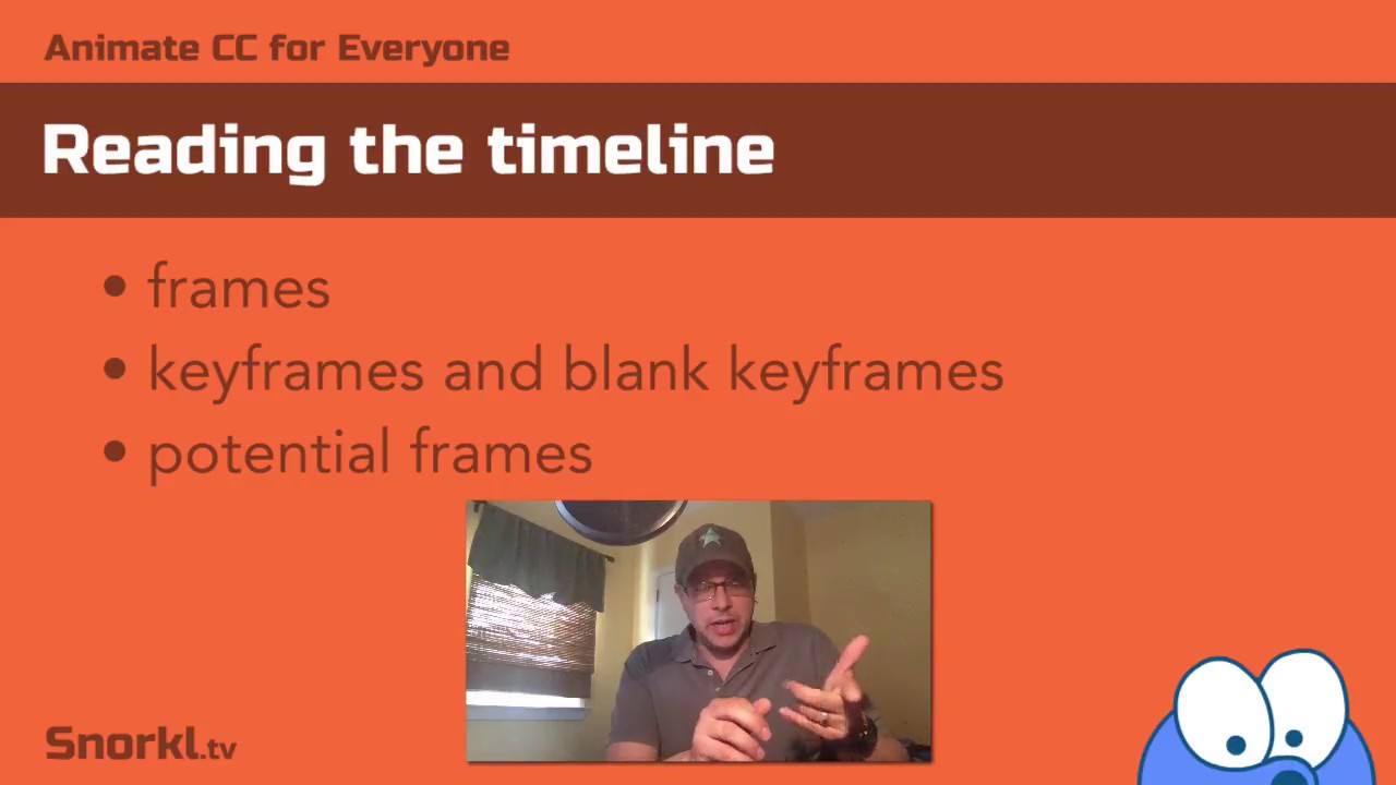 Animate CC: Understanding the timeline (keyframes, frames, blank ...
