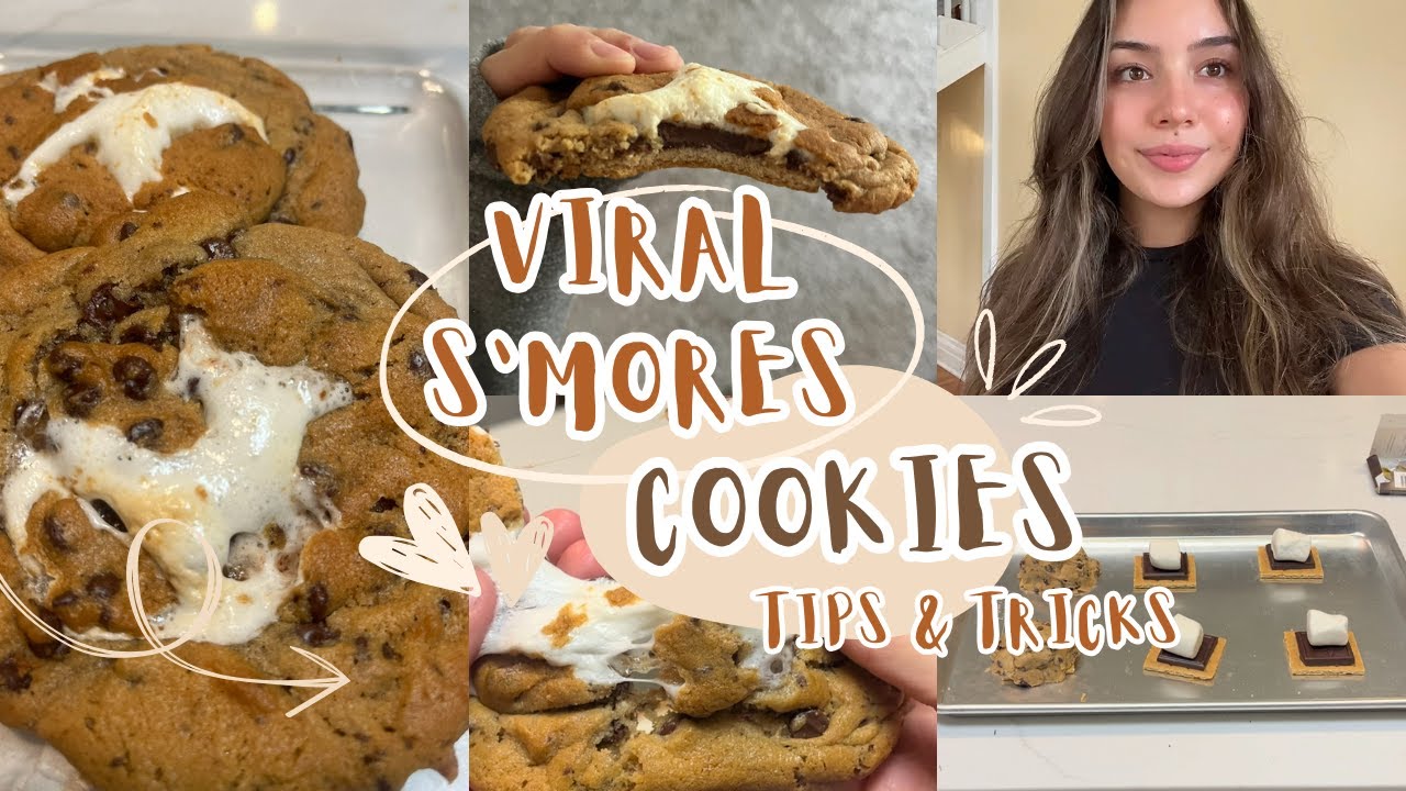 How To Make the Viral S'mores Cookies! Tips & Tricks - YouTube