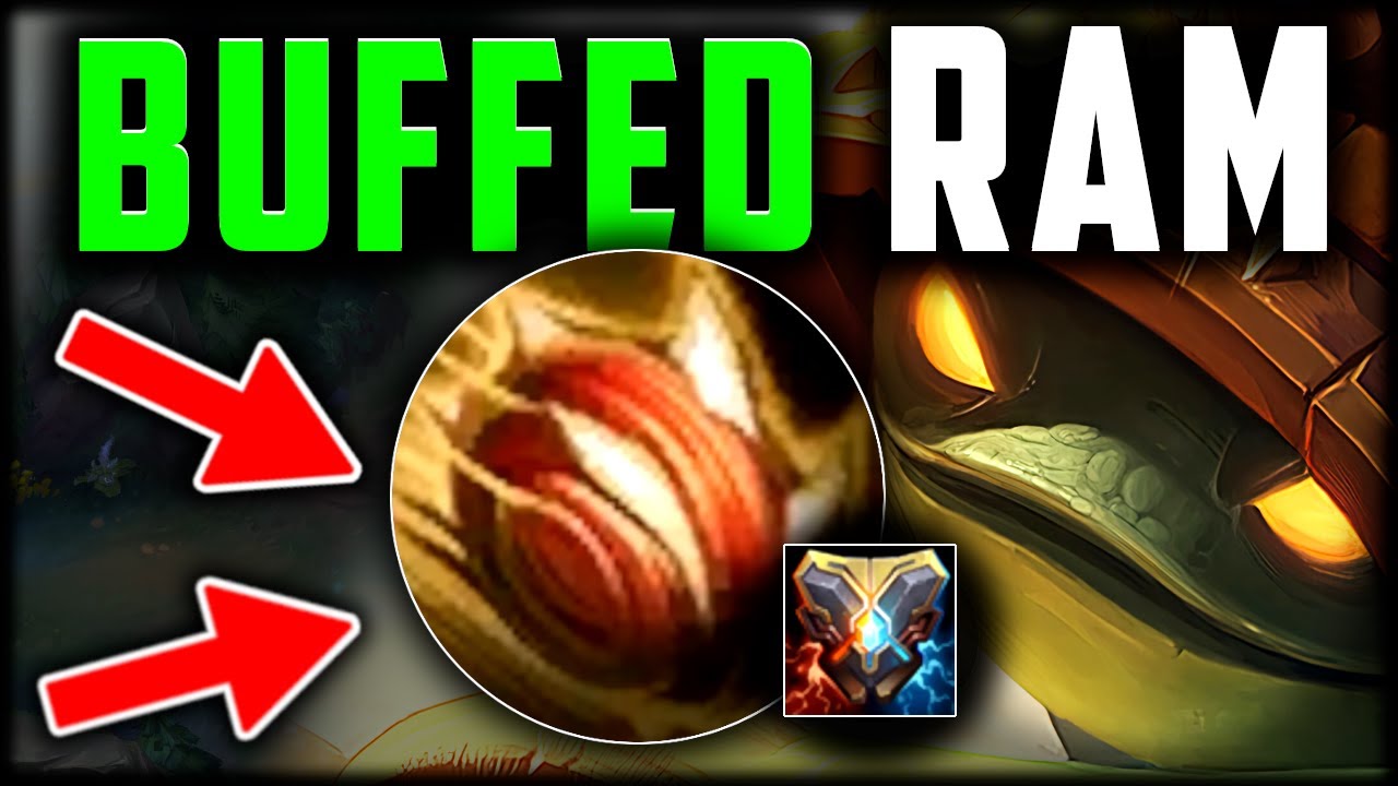 RAMMUS Q BUFF (NEW BUILD) How to Play Rammus Season 14 - League of ...