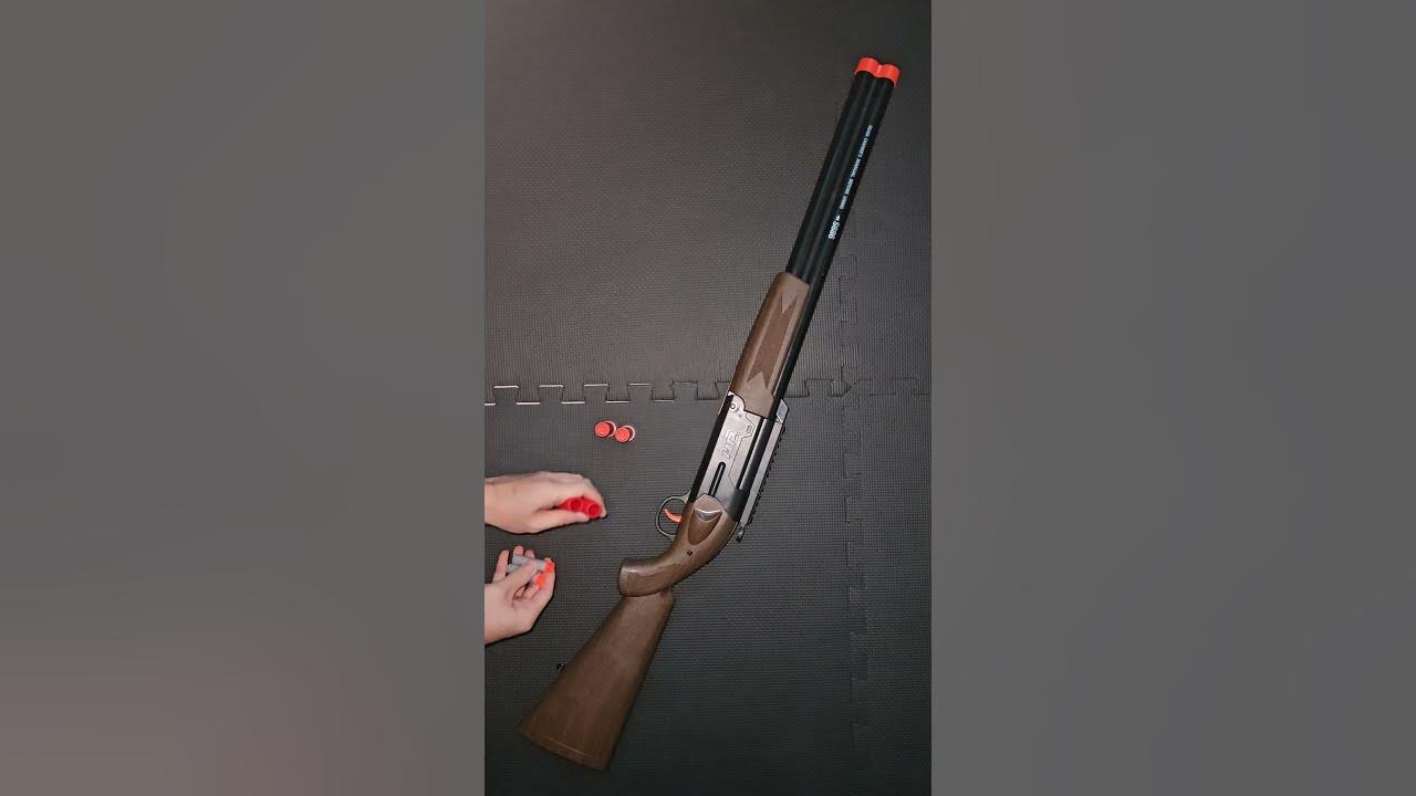 s686 더블배럴 샷건 너프건(S686 double barrel shotgun nerf gun) - YouTube