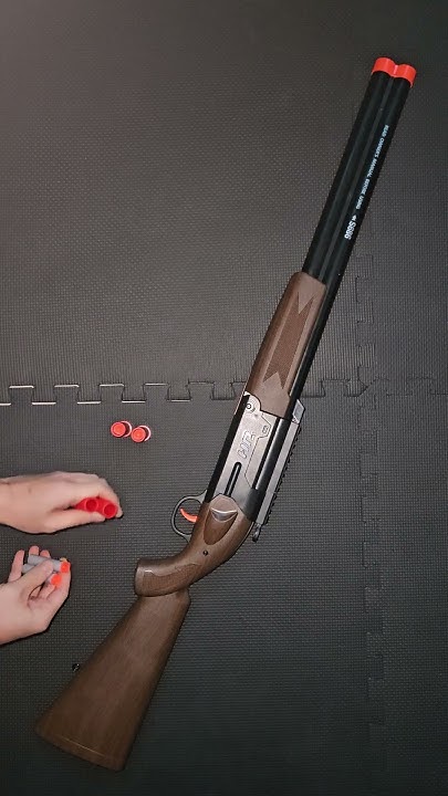 s686 더블배럴 샷건 너프건(S686 double barrel shotgun nerf gun) - YouTube
