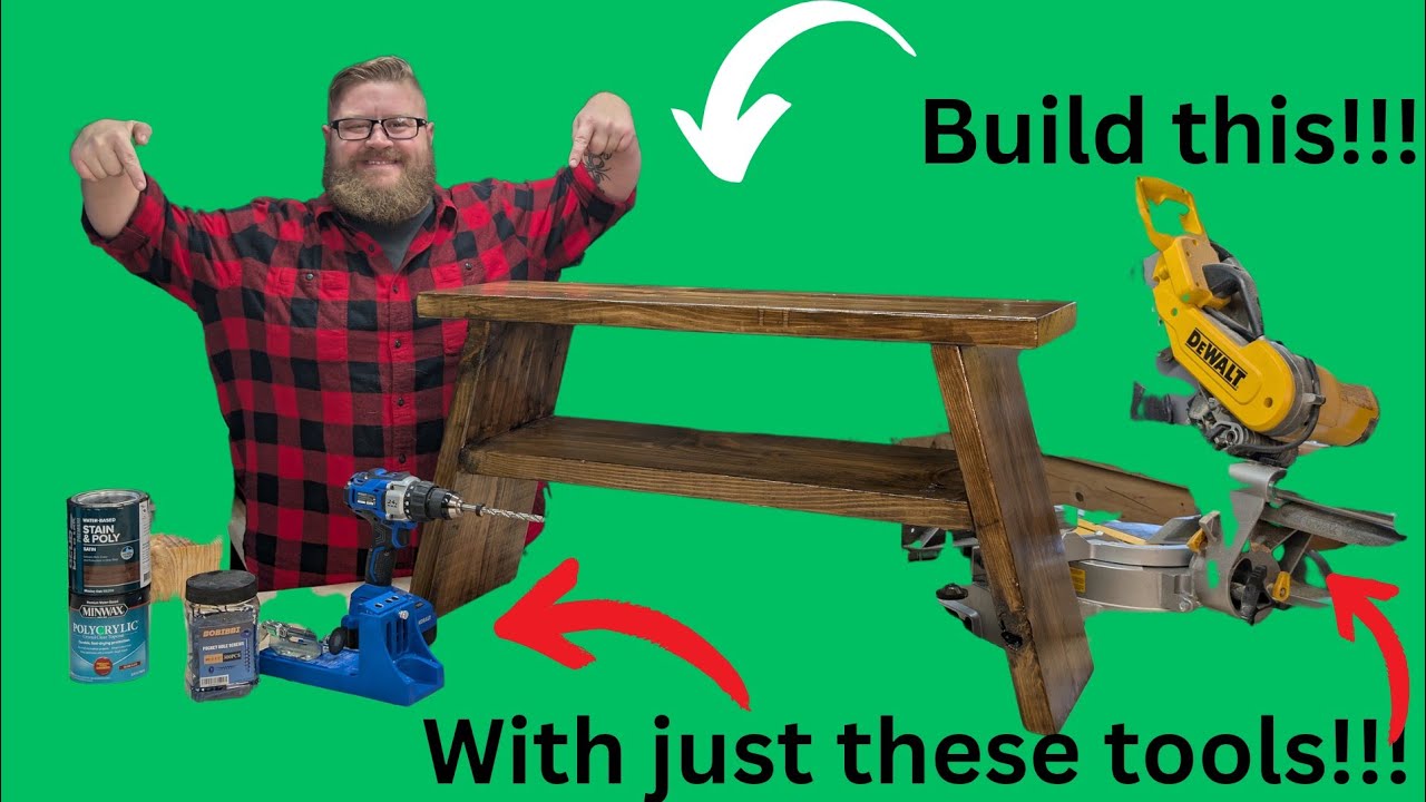 How to Build a Stunning Bench from a Single 2x12 | Easy DIY Woodworking ...