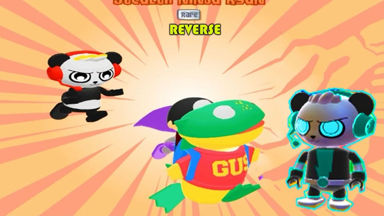 Tag With Ryan Spy Robo Panda vs Patrol Car Reverse - YouTube