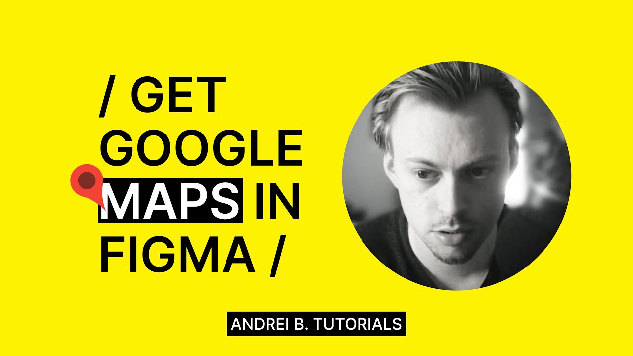 How to get a Google map in Figma - YouTube