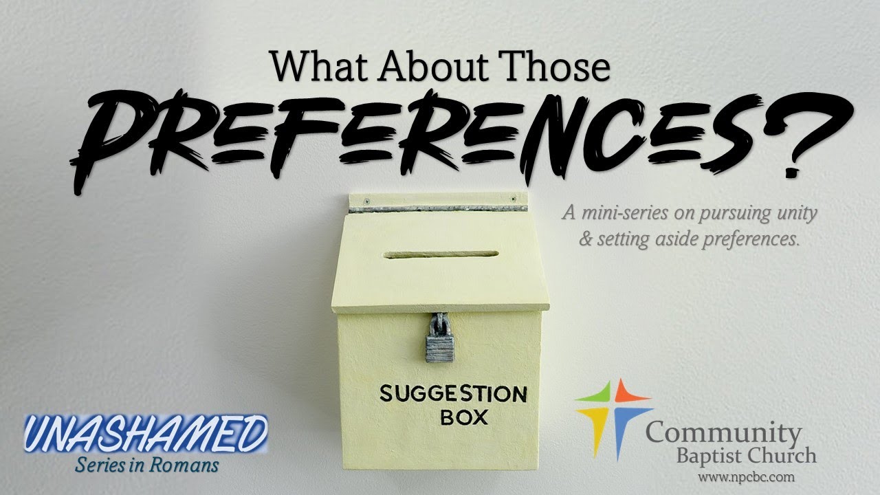 "Choosing Relationships Over Preferences" (Part 1) 3-10-24 - YouTube