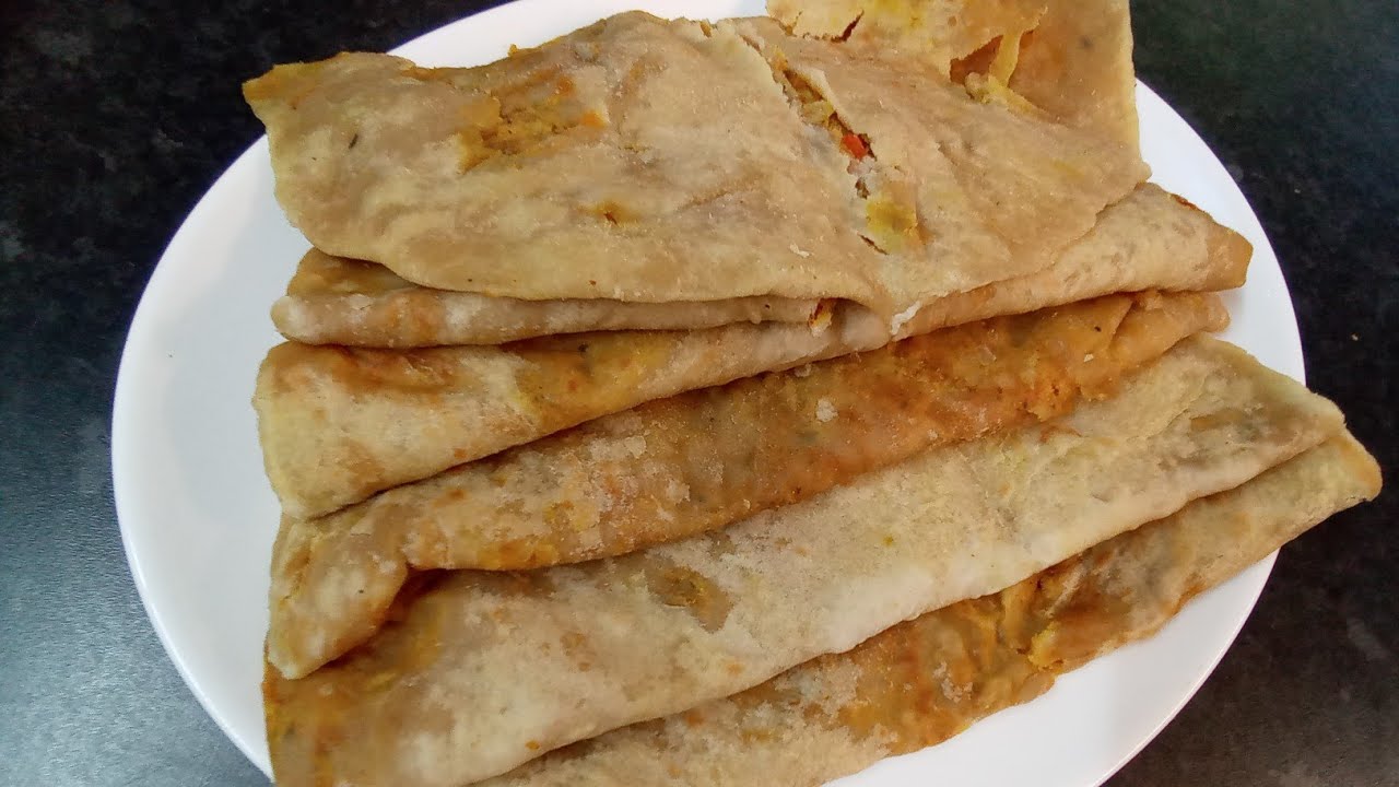GUYANESE ALOO ROTI RECIPE (POTATOE ROTI) 🇬🇾🇬🇧🙏♥️ - YouTube
