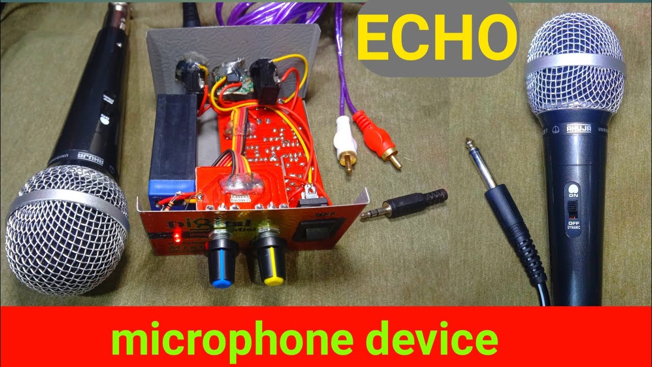 Echo Lizer | How to make Echo mic machine at home| Echo Mic Machine ...