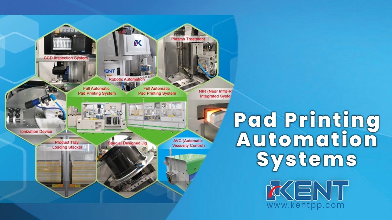 Kent Pad Printing Automation System by KENT - YouTube