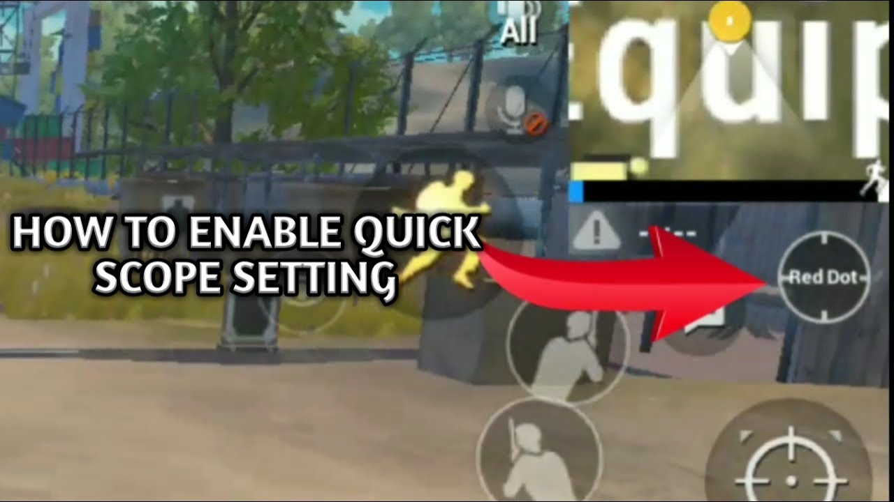HOW TO ENABLE QUICK SCOPE SETTING ON PUBG MOBILE - YouTube