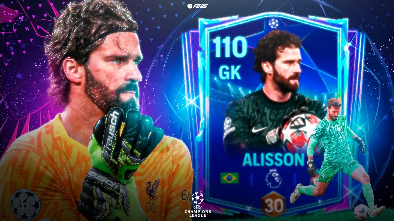 🇧🇷 ¿VALE LA PENA ALISSON "UCL" 🏆🔵 en FC MOBILE? 🤔 REVIEW al MÁXIMO!! 🔥 ...