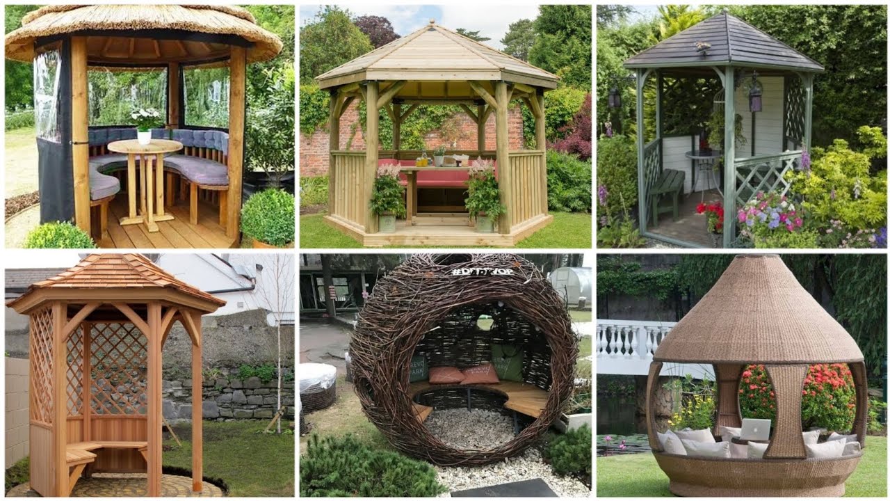 Small Garden Hut Ideas || DIY Ideas of Small Garden Huts - YouTube