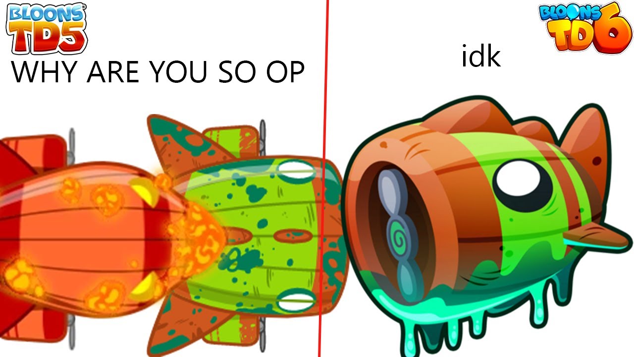 OLD BLOONS BOSSES MEET NEW BTD6 BOSSES - YouTube