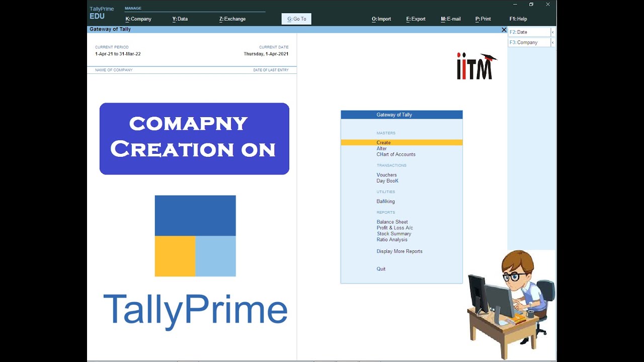 Tally Prime | How to Create Company | Chapter-1 | Learn Tally Prime ...