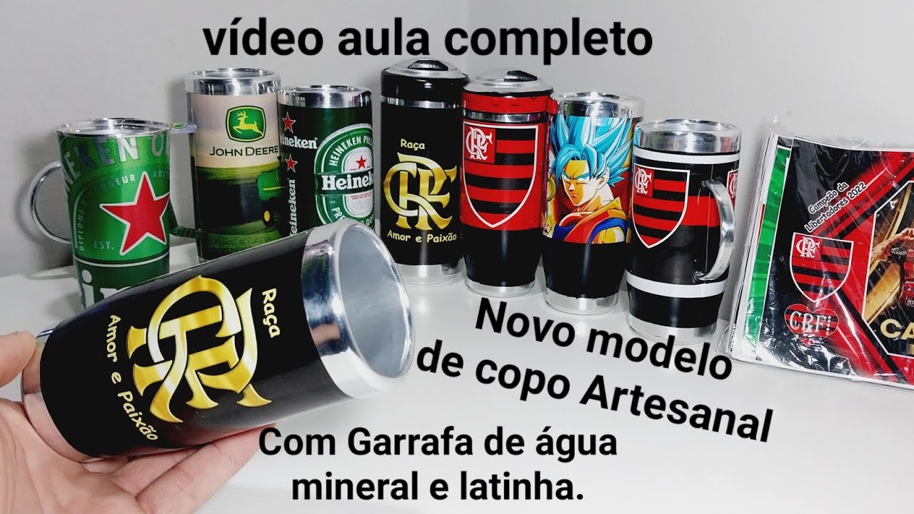 Como Fazer Copo De Latinha - FDPLEARN