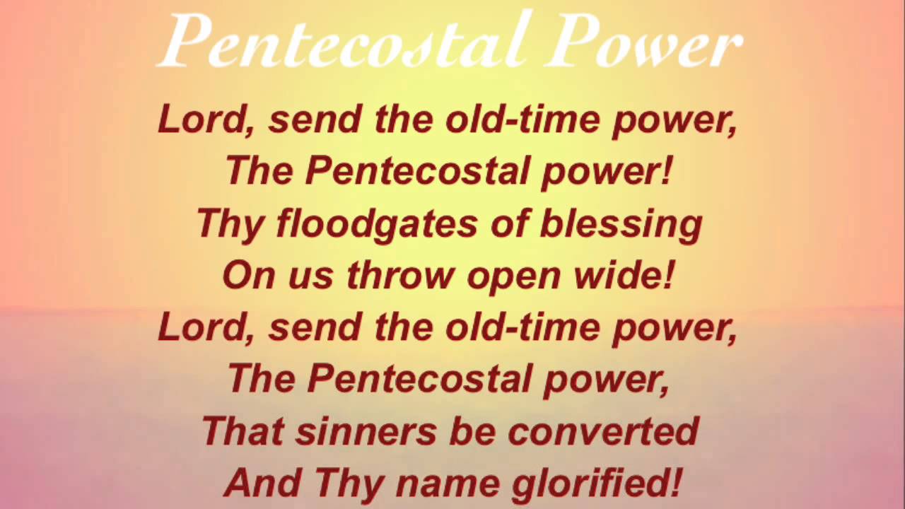 Pentecostal Power (Baptist Hymnal #242) - YouTube