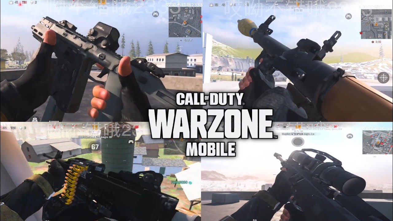Semua senjata warzone mobile + Full Weapon Inspection & full gameplay ...