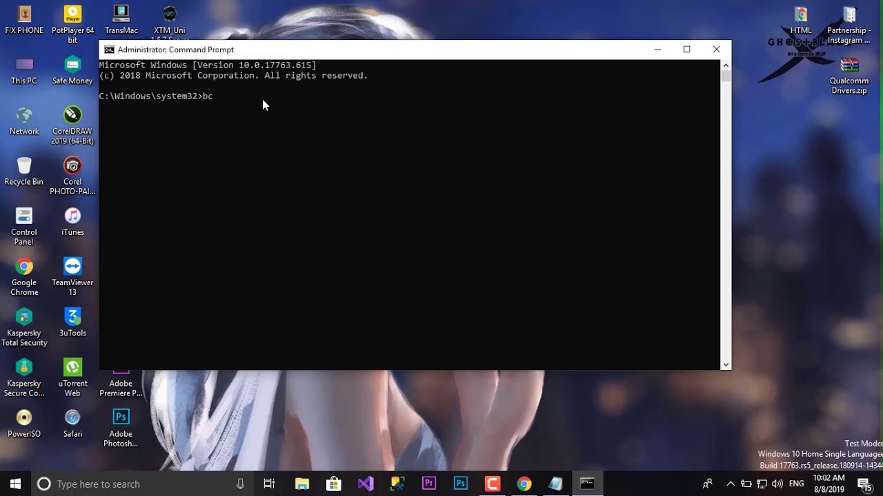 How to Disable Test Mode Windows 10 Build 17763.rs5 - YouTube