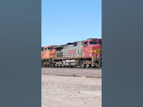 BNSF 6636 WB MANIFEST TRAIN MP 737 DAGGETT NEEDLES SUB 11-11-2023 #freighttrain #railroad #train ...