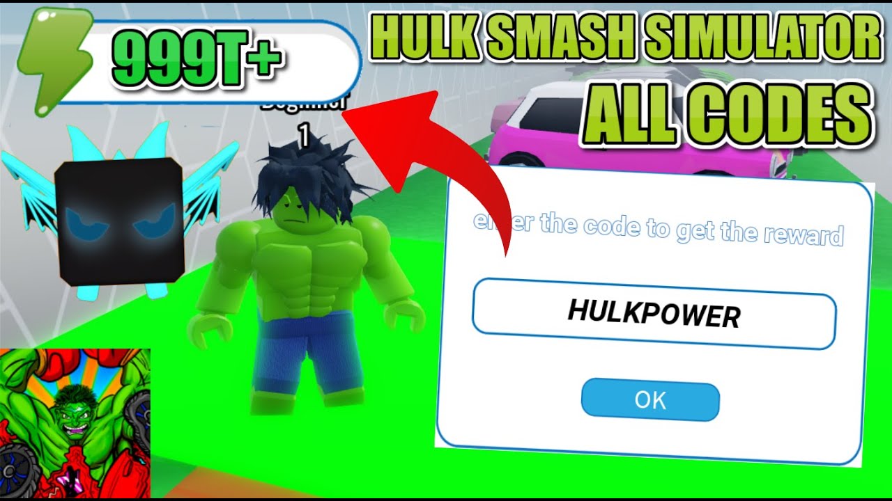 ALL WORKING CODES IN HULK SMASH SIMULATOR! || Roblox - YouTube