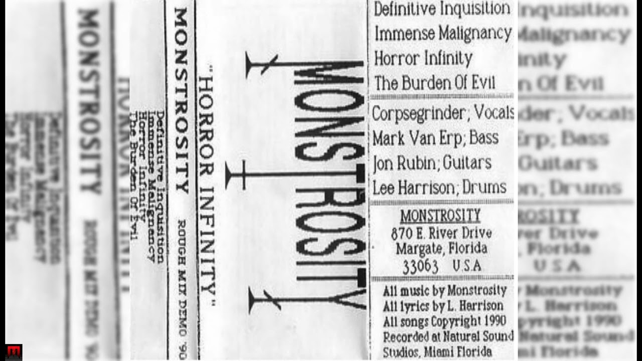Monstrosity | HORROR INFINITY | Demo (1991) - YouTube