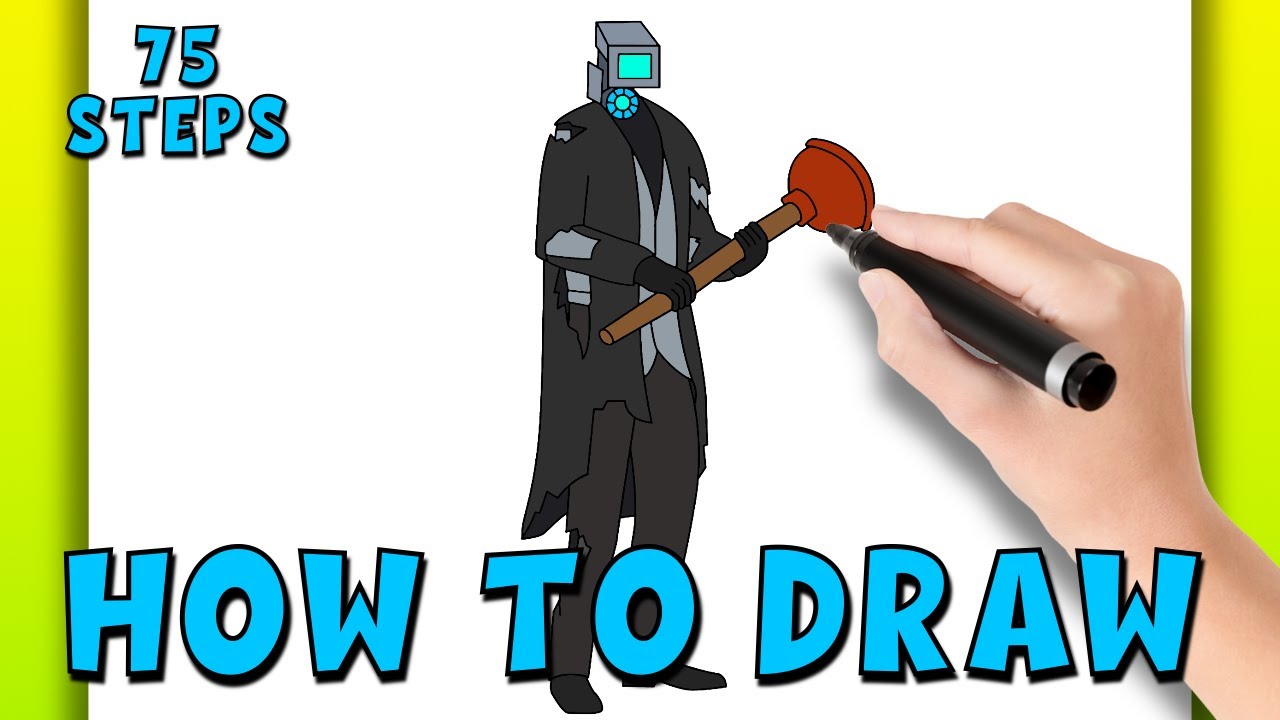 How to Draw Cameraman Plungerman - Skibidi Toilet Drawing - YouTube