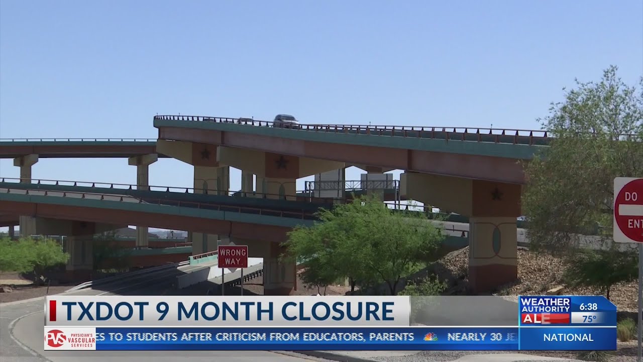 Large closures expected near Bridge of the Americas and Paisano - YouTube