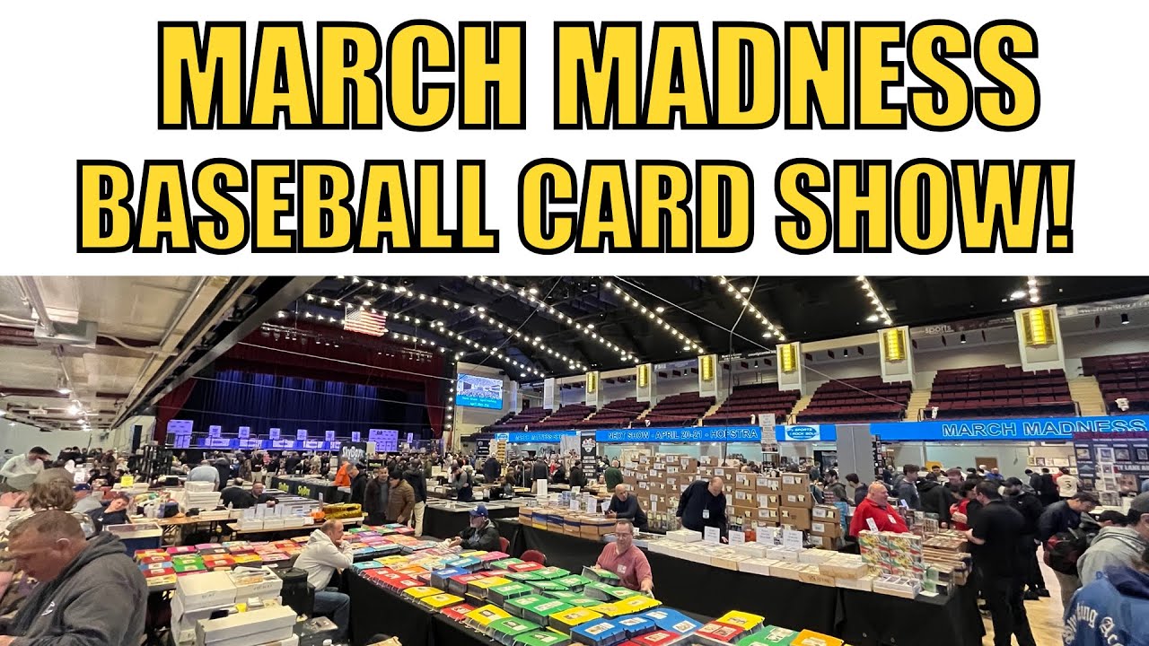 The March Madness Baseball Card Show in White Plains, NY - Recap! - YouTube