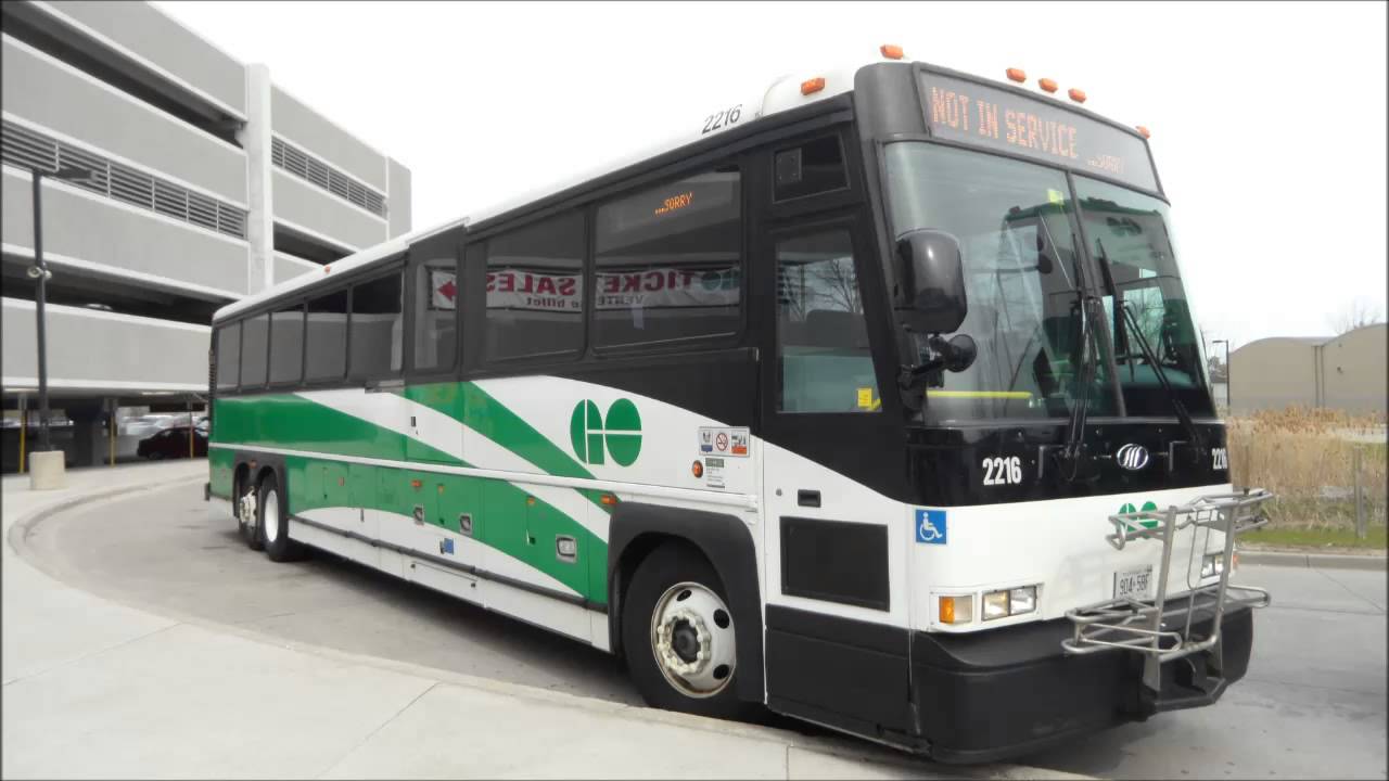 GO Transit MCI D4500 2216 (Audio Recording) - YouTube