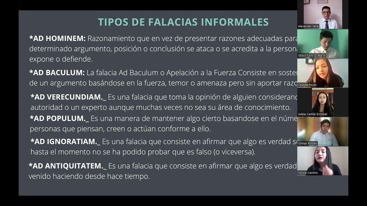 Falacia; tipos de falacias, ventajas y desventajas. - YouTube