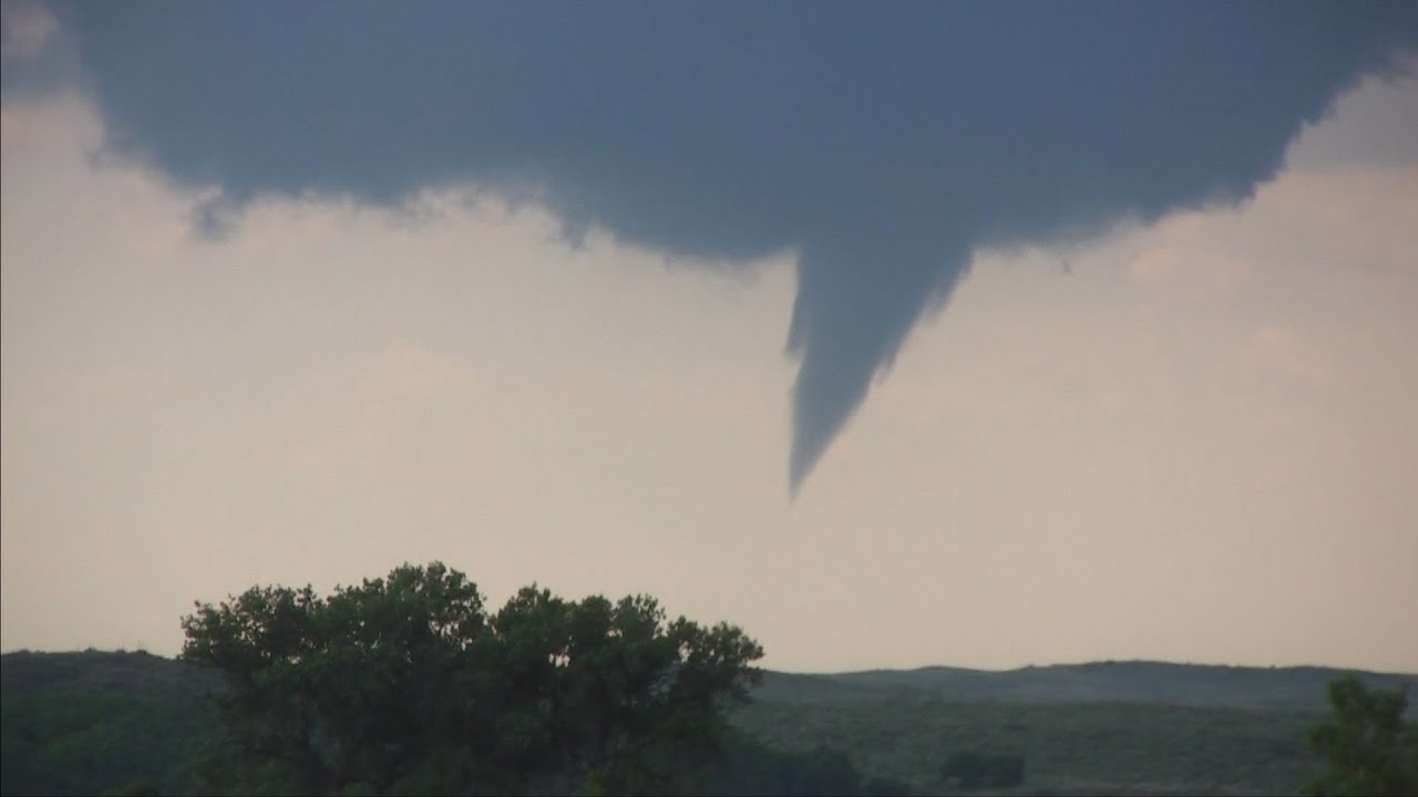 Multiple Funnel Clouds Canadian, Tx May 27, 2015 - YouTube