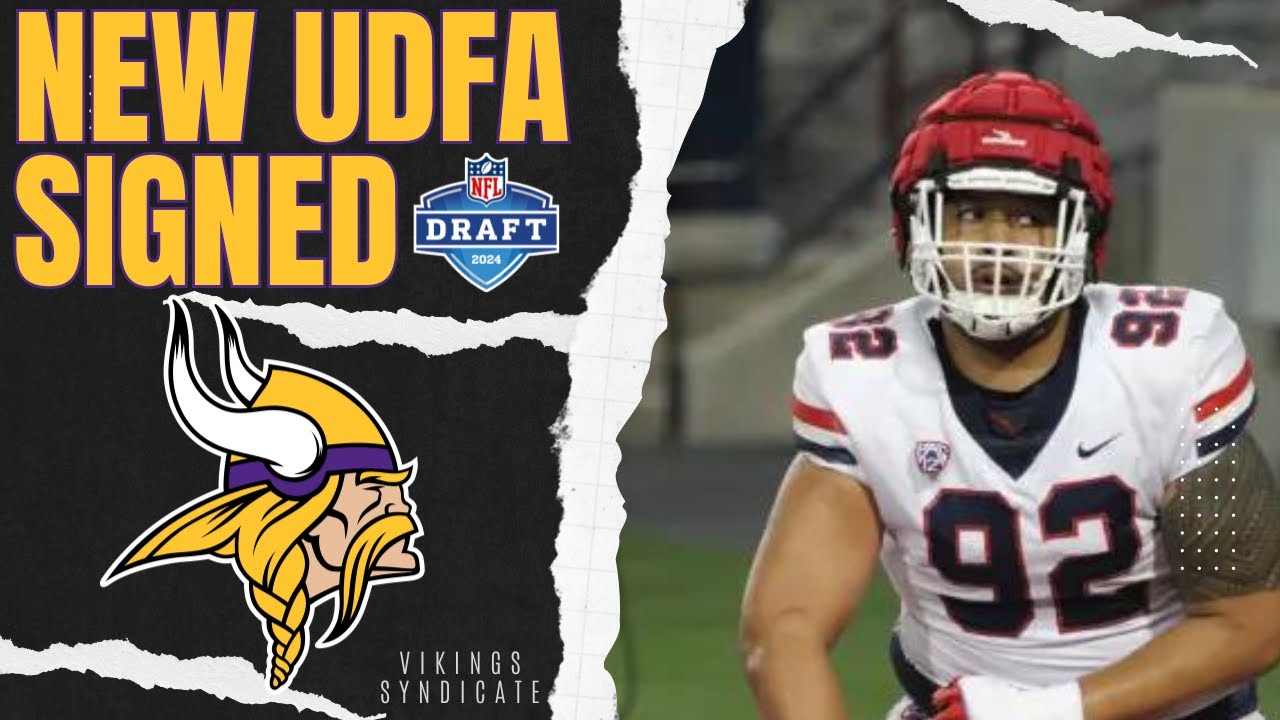 Minnesota Vikings SIGN UDFA DL Tyler Manoa - YouTube
