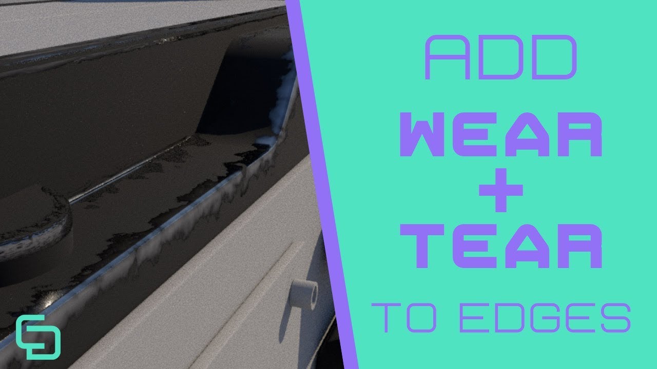 Easily Add Wear And Tear Texture to Edges In Maya - YouTube