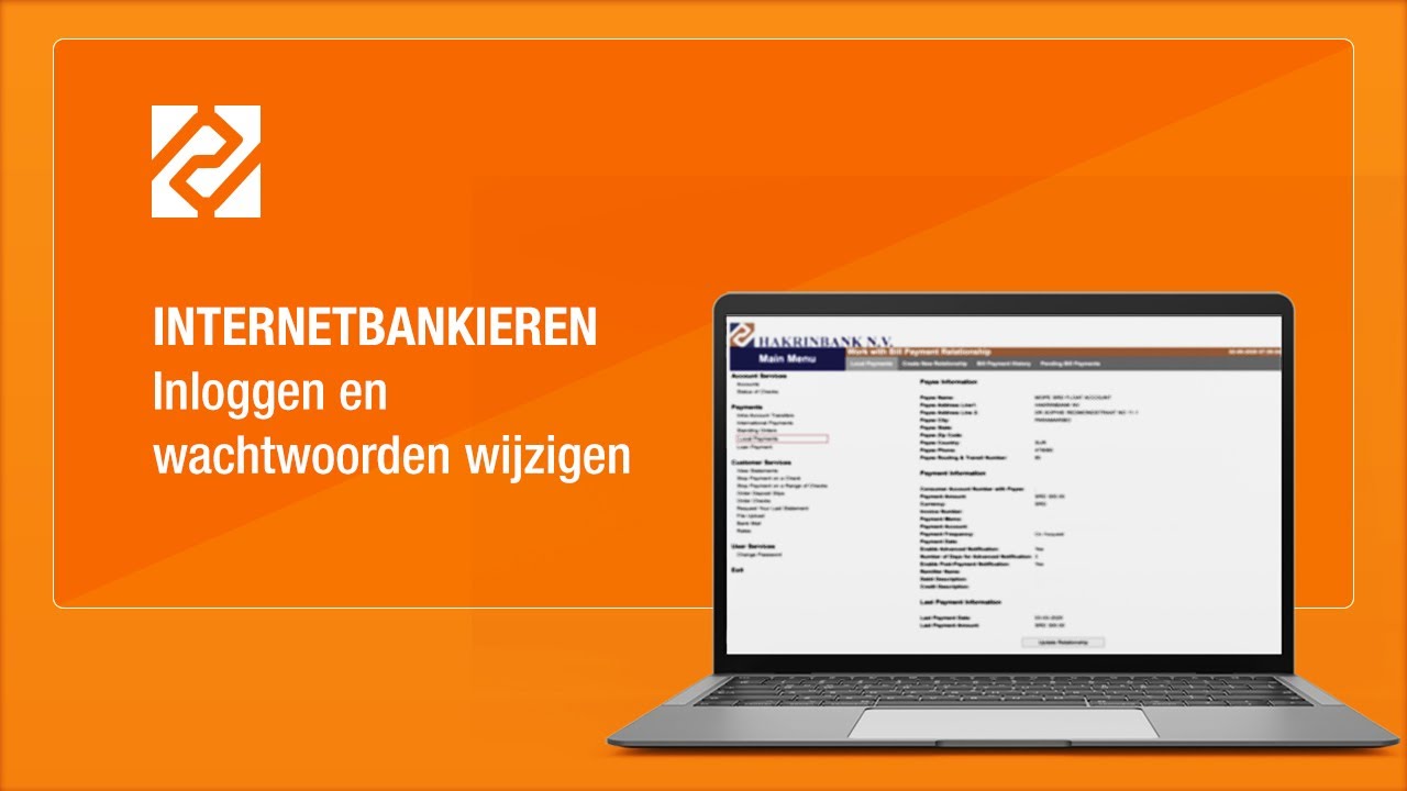 Inloggen en wachtwoorden wijzigen in internetbankieren. Zo doe je dat ...