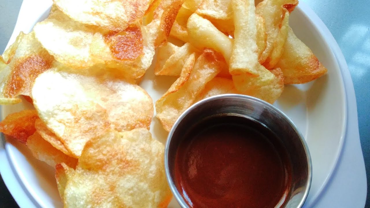 Ready in few minutes potatoes roll chips / potato chips - YouTube