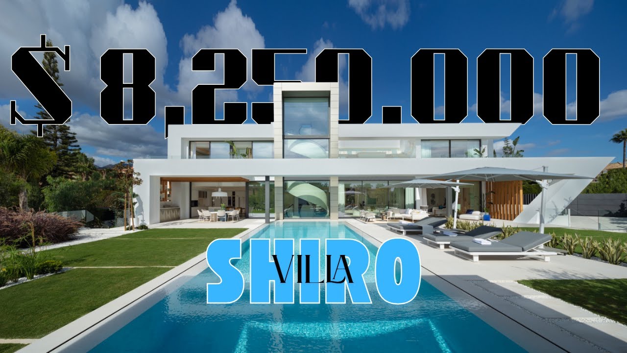 Touring $8.25M Futuristic Villa Shiro 🏝️ Spanish Coast Modern Home || #villashiro #modernluxury ...
